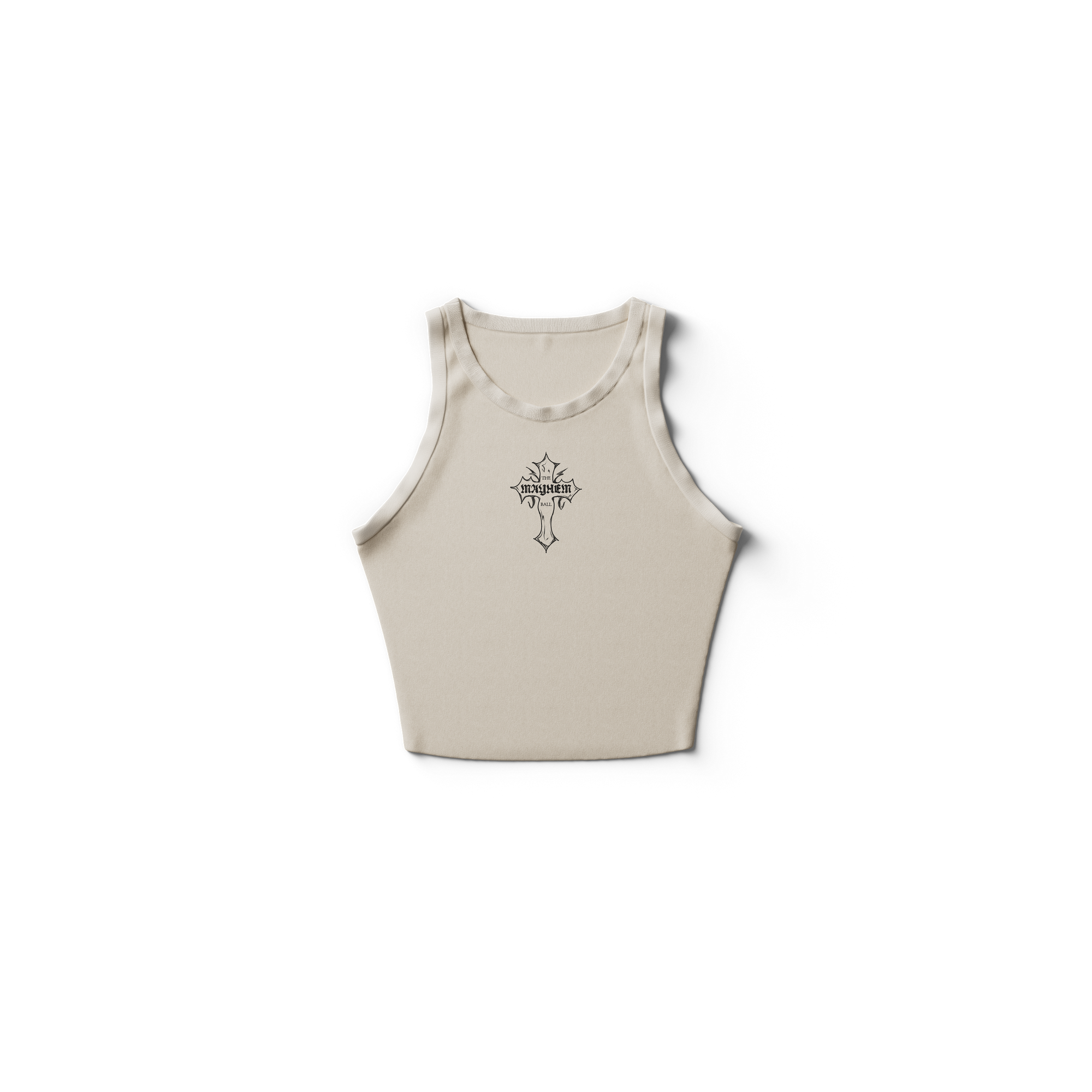 MAYHEM Cross Cropped Tank - Lady Gaga